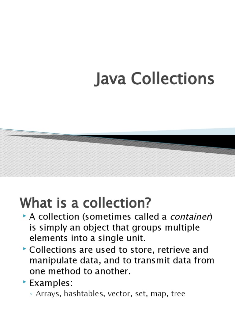 1 - Java Collections | PDF | Application Programming Interface | Object (Computer Science)