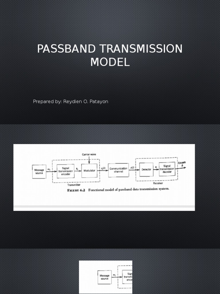 Passband Transmission Model Explained | PDF | Science & Mathematics ...