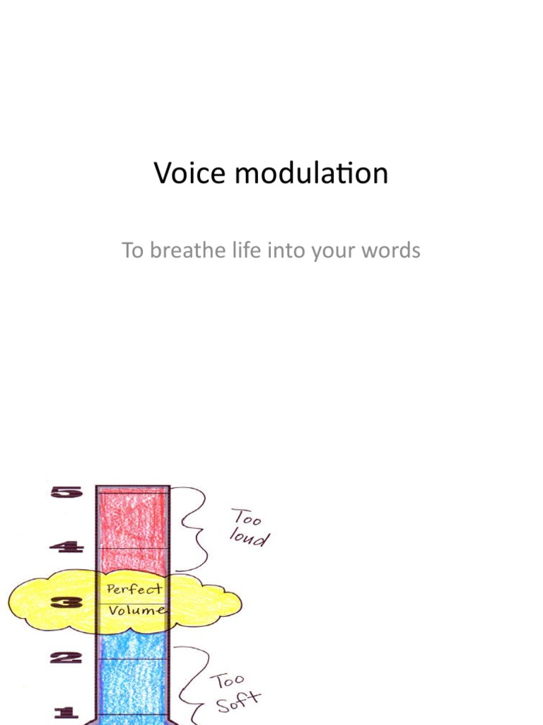 Voice modulation techniques for effective communication | PDF | Human ...