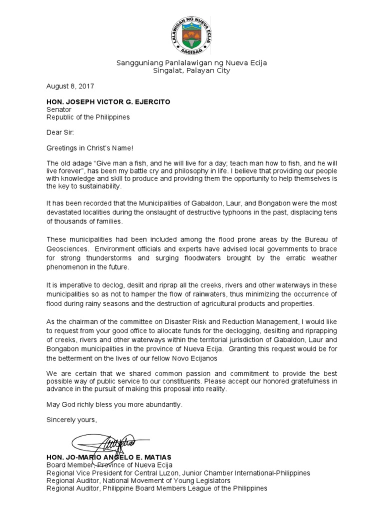 Funding Request for Flood Mitigation | PDF