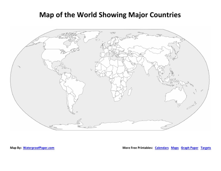 Map of The World | PDF