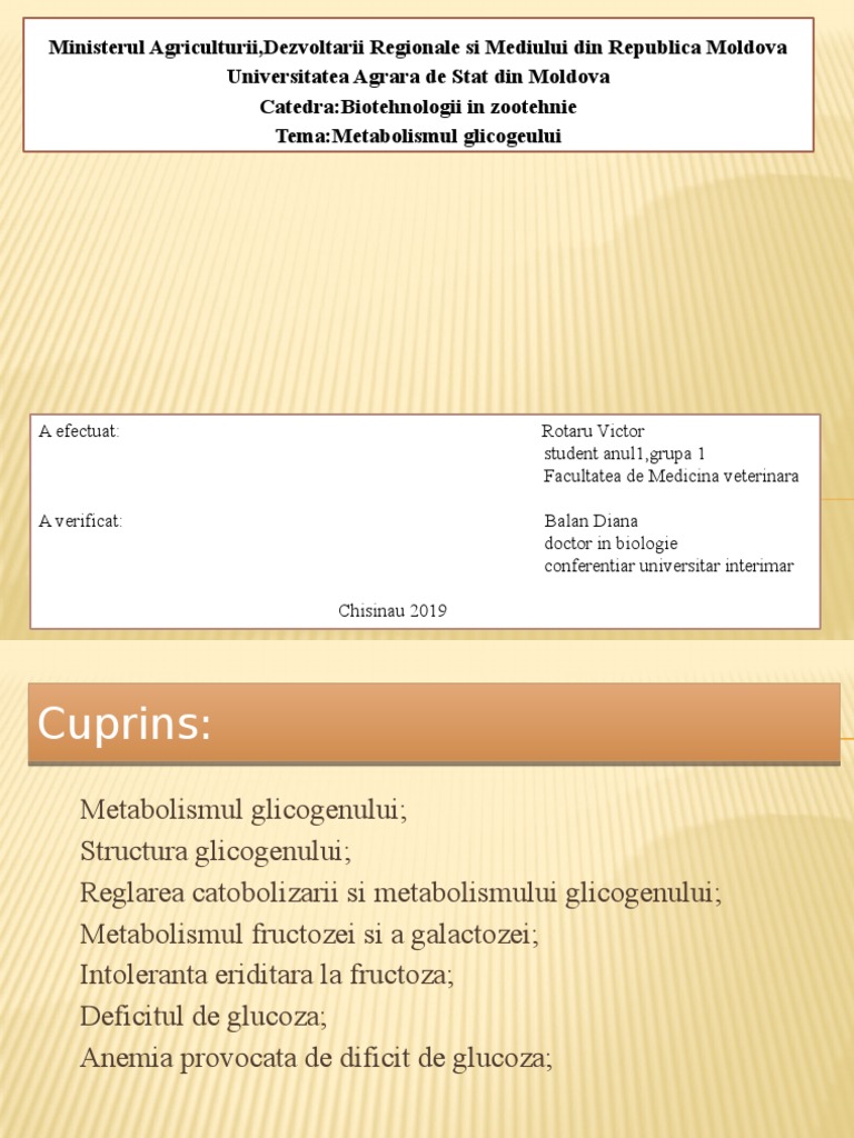 Glicogenul | PDF