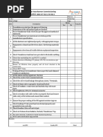 TRANSFORMER Inspection Checklist | PDF | Transformer | Electrical Components