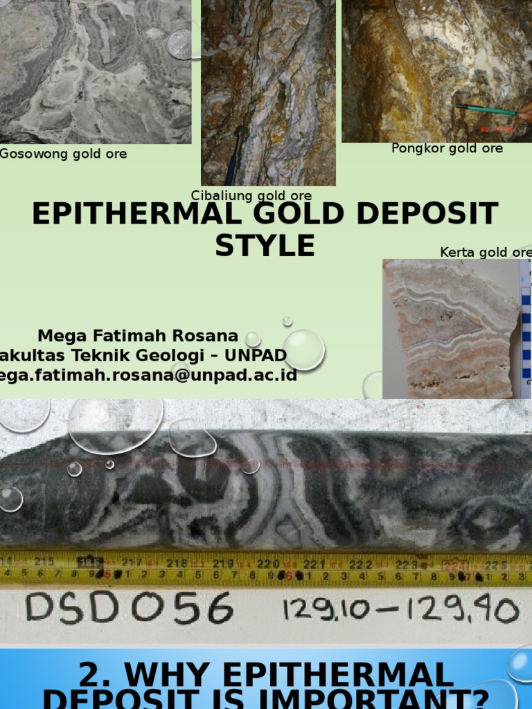 EPITHERMAL-2 Why Epithermal Deposits Are Important | PDF | Gold | Mining