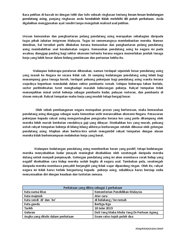 BM T3 Ringkasan | PDF