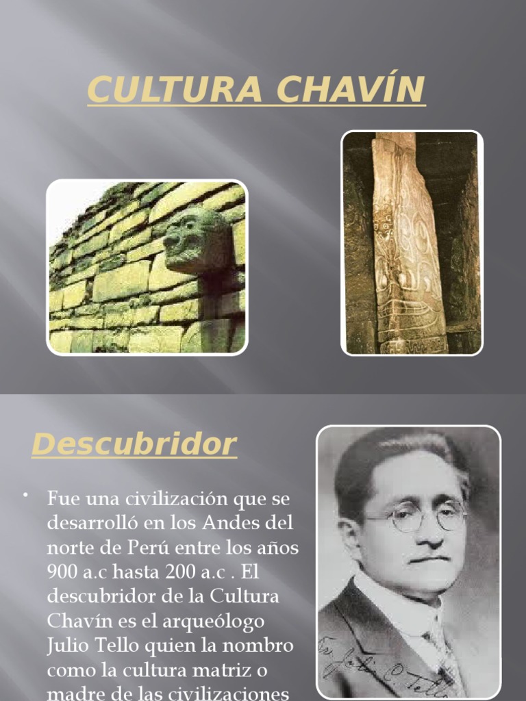 Cultura Chavín - Powerpoint | PDF