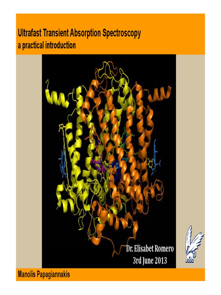 Ultrafast Transient Absorption Spectroscopy: A Practical Introduction A ...