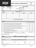 Permit To Work Tracking Register | PDF