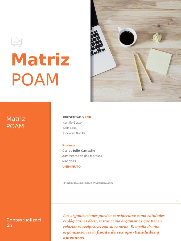 Matriz POAM | PDF | Planificación | Walmart