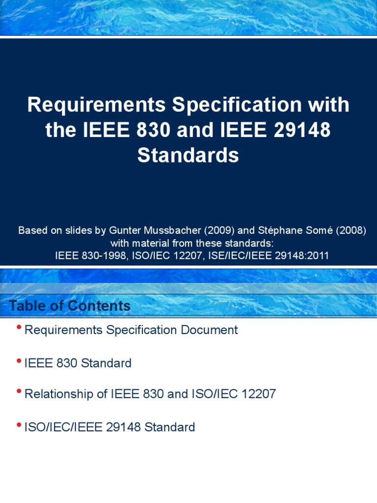 1.3-IEEE Standards Plus Tools | PDF | Specification (Technical Standard ...