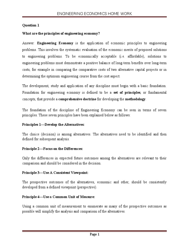 Engineering Economics - Solutions | PDF | Compound Interest | Interest