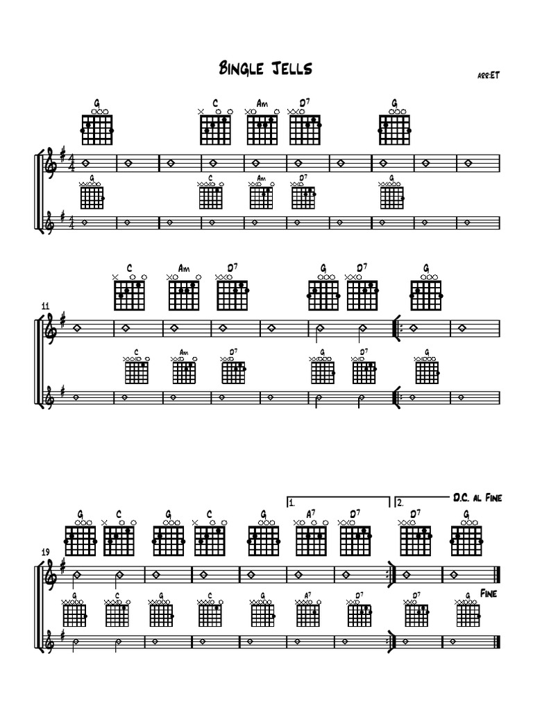 Bingle Jells New - Full Score | PDF