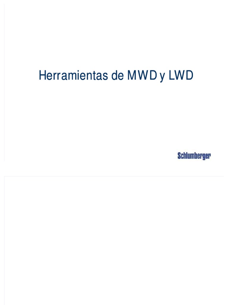 12 Herramientas de MWD y LWD | PDF | Fuerza | Electricidad