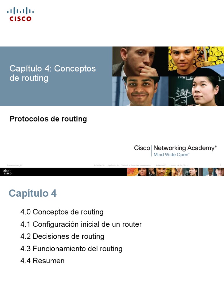 Cap 4 Conceptos de Routing | PDF | Enrutador (Computación) | Dirección IP