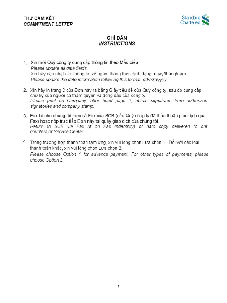 Commitment Letter PDF | PDF