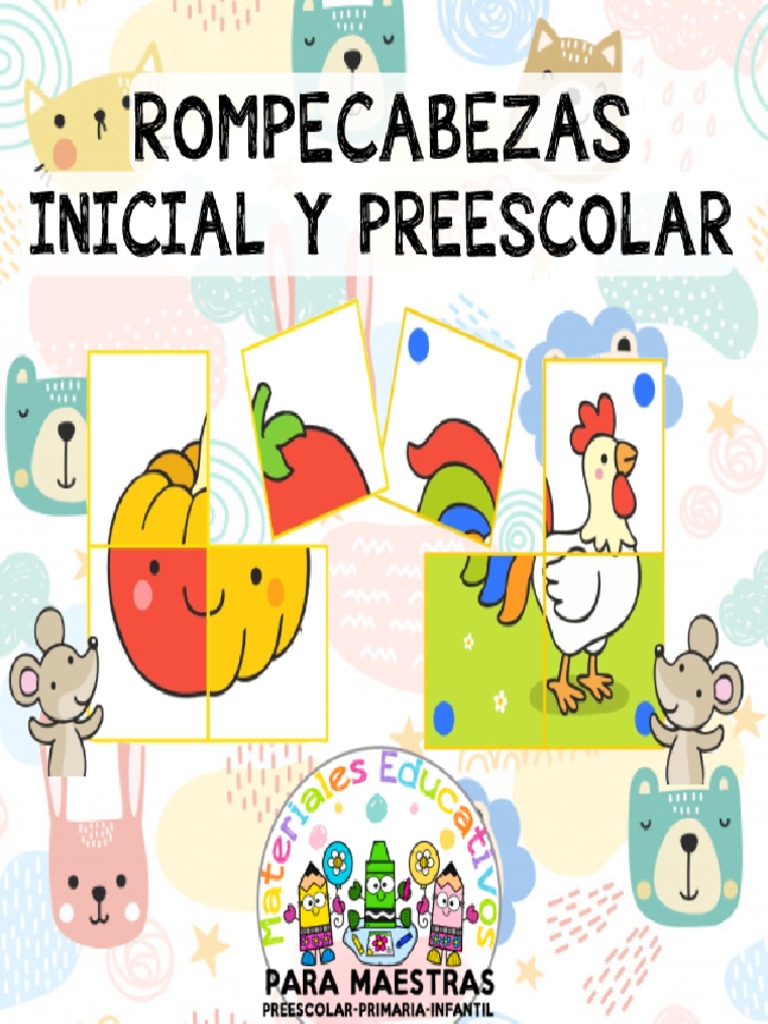 Rompecabezas de Inicial y Preescolar Por Materiales Educativos para ...