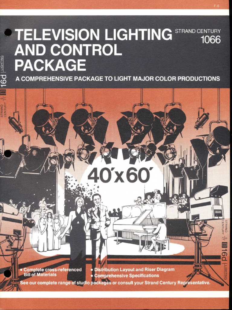 Strand Century Lighting 1066 Television Lighting & Control Package ...