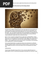 Summary of "The Art of Thinking Clearly" | PDF | Bias | Incentive