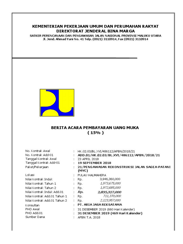 Paket-21 Pt. Aria Jasa - Ori | PDF