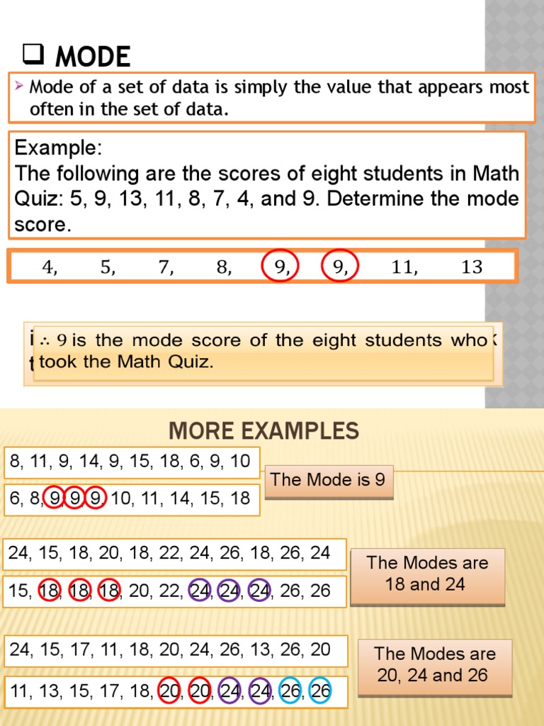 Mode For Grouped Data | PDF | Mode (Statistics) | Mathematical Analysis