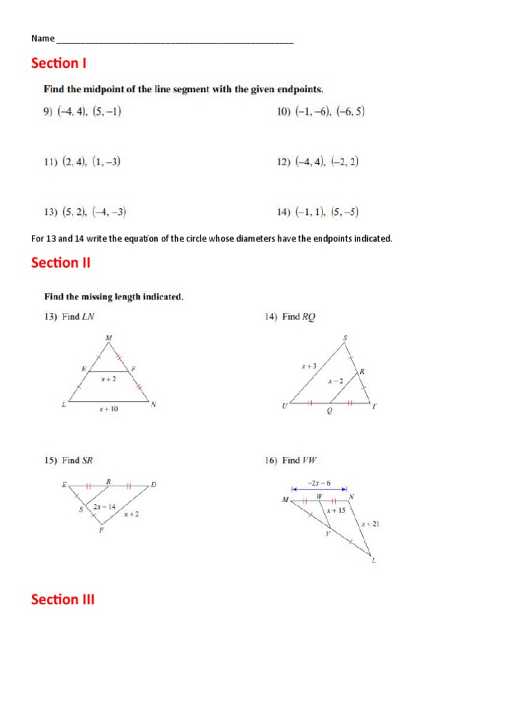 Circle Equation from Diameter Endpoints | PDF | Teaching Methods ...