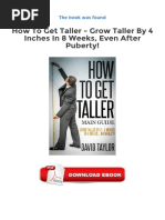 The 5 Inch Height Gain 6ft6 Method! | PDF | Vertebral Column | Growth ...