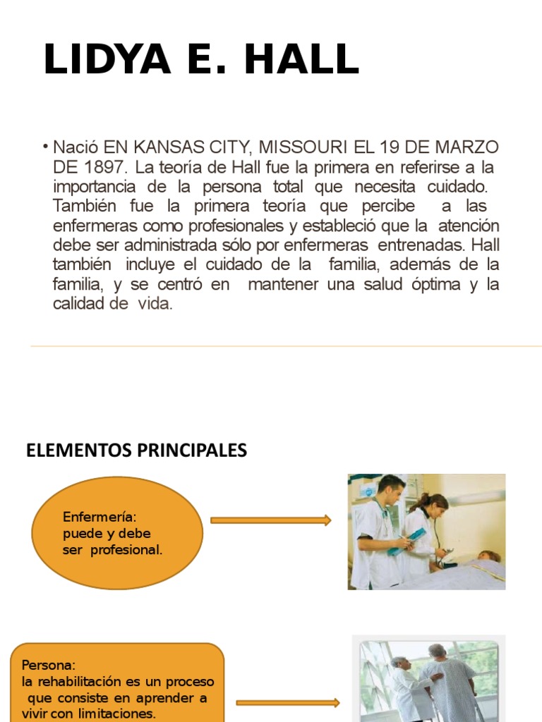 Teoría de Lydia Hall en Enfermería | PDF | Enfermería | Cuidado de la salud