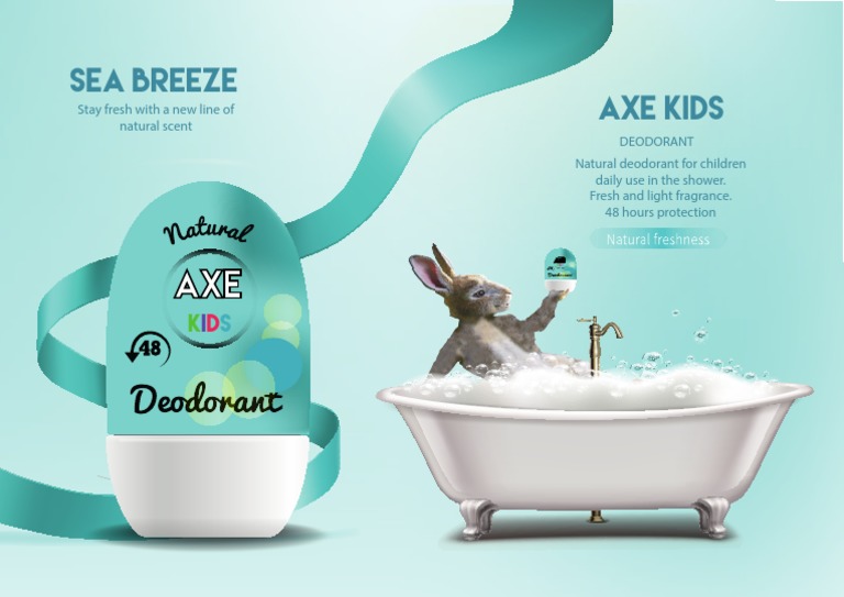 Axe Kids Sea Breeze: Stay Fresh With A New Line of Natural Scent | PDF