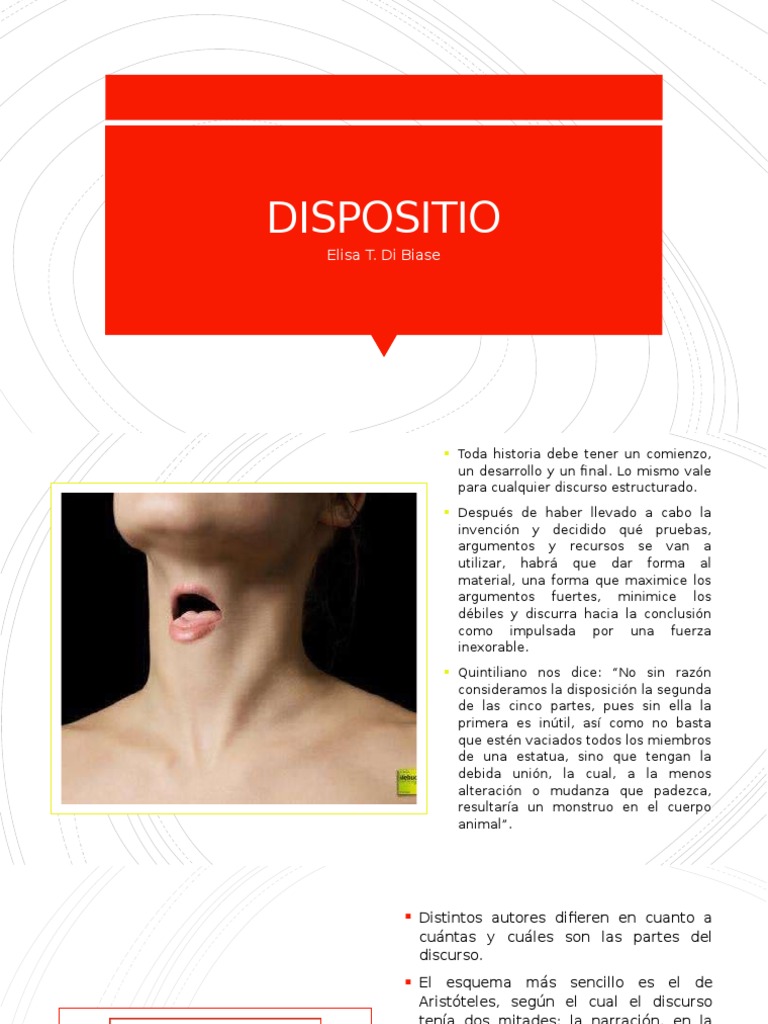 DISPOSITIO | PDF | Retórica | Teoría de la argumentación