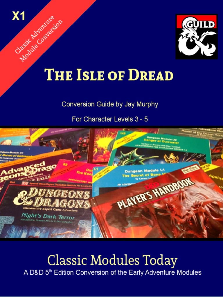 CMT - X1 The Isle of Dread | PDF | Dungeons & Dragons | Gary Gygax Games