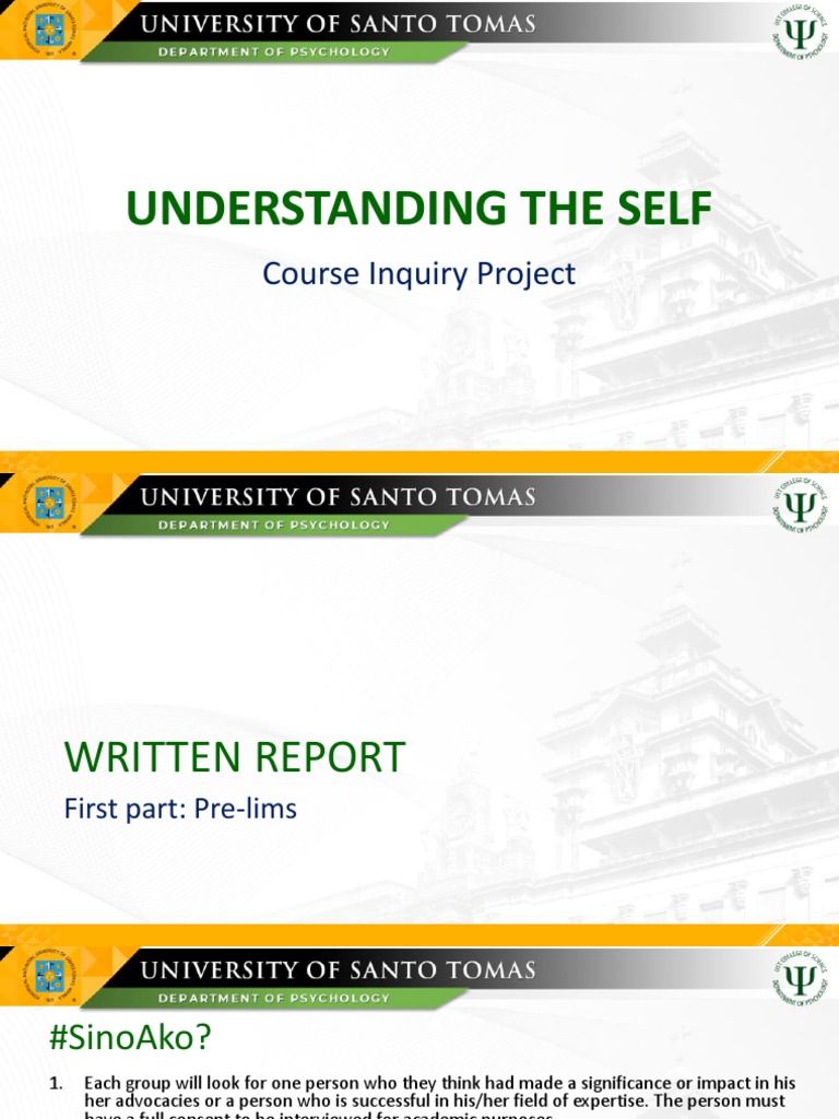 Understanding The Self: Course Inquiry Project | PDF