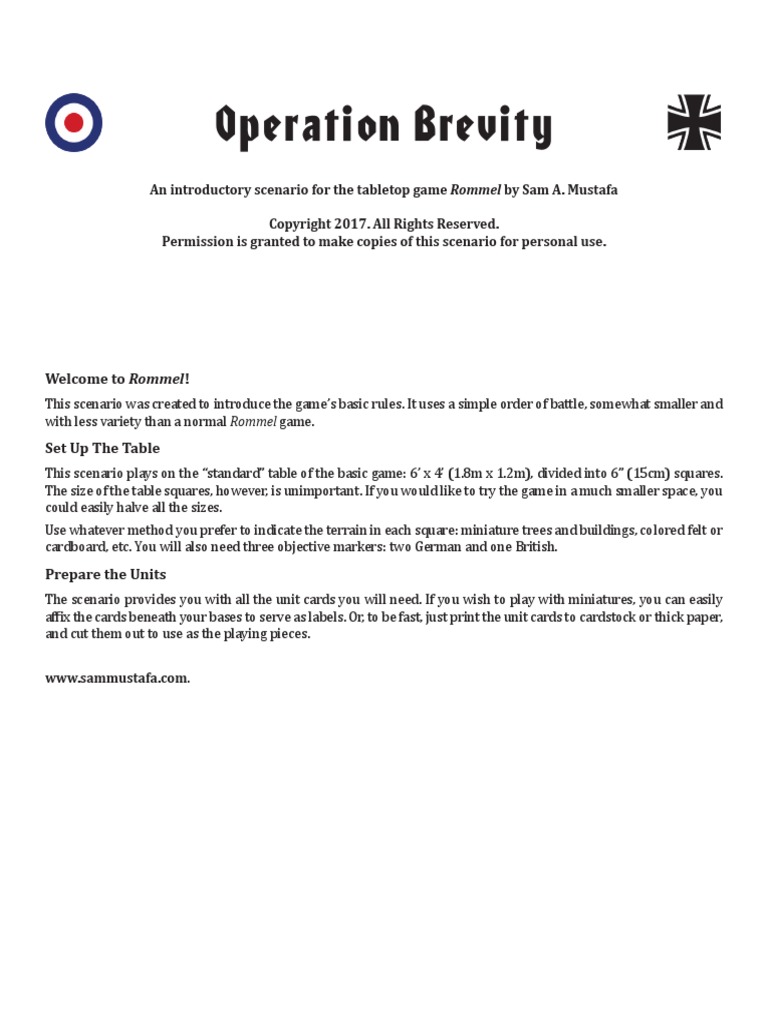 Operation Brevity | PDF | Military Operations | 2nd Millennium Conflicts