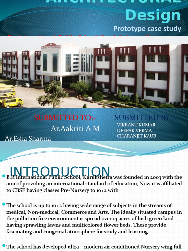 Case Study of A School | PDF | Desk | Rain