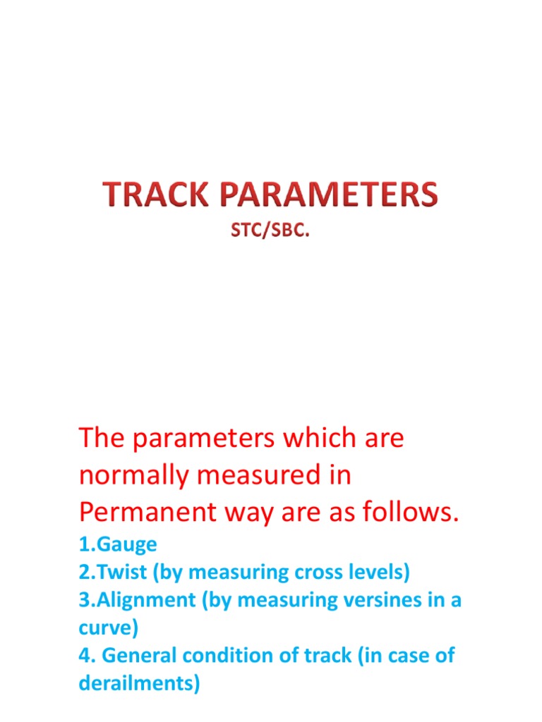 Track COmponents PDF | PDF | Track (Rail Transport) | Transportation ...