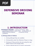Defensive Driving Test Answer Key | PDF | Vehicles | Headlamp