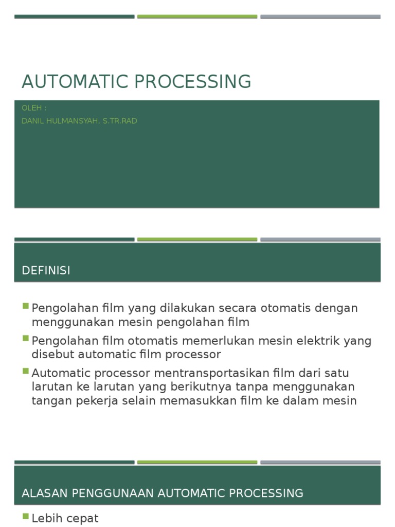 Automatic Processing | PDF
