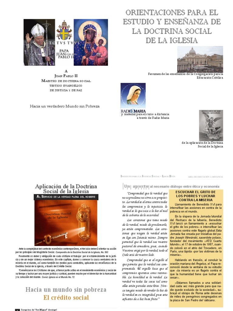 Credito Social - Louis Even | PDF | Iglesia Católica | Globalización