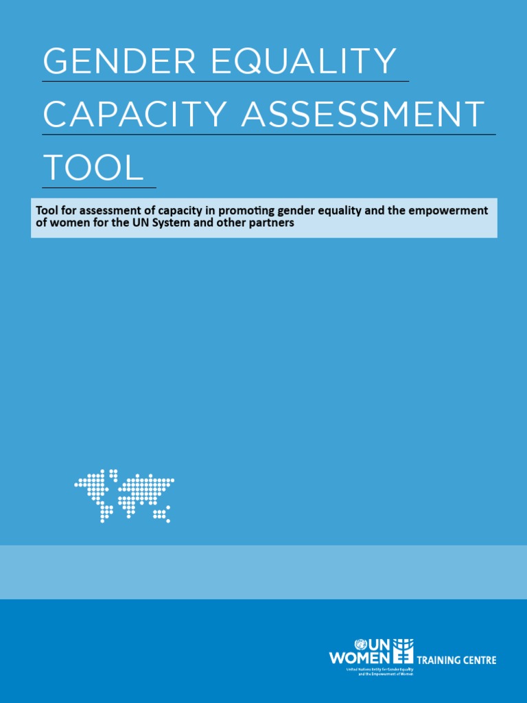 GENDER EQUALITY Capacity - AssessmentTool | PDF | Empowerment | Gender