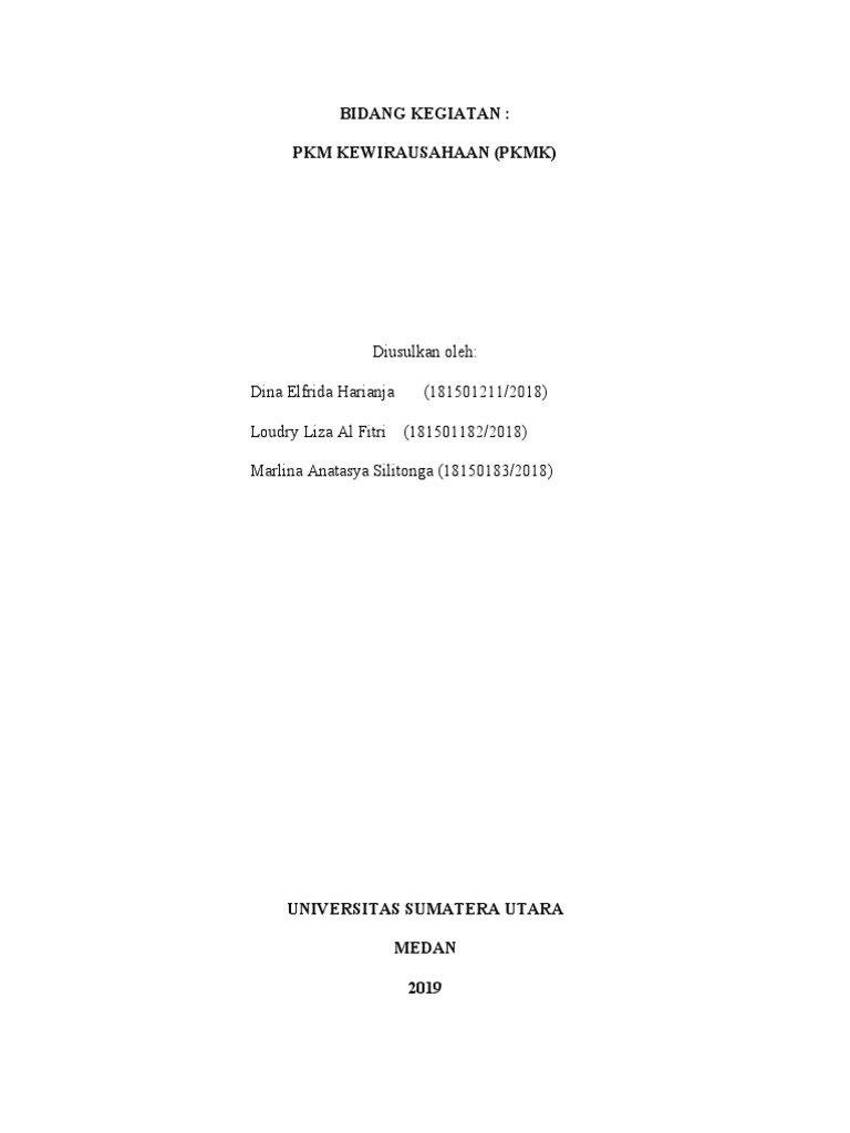 PKM Kwu Dina Lulu Dan Tasya | PDF