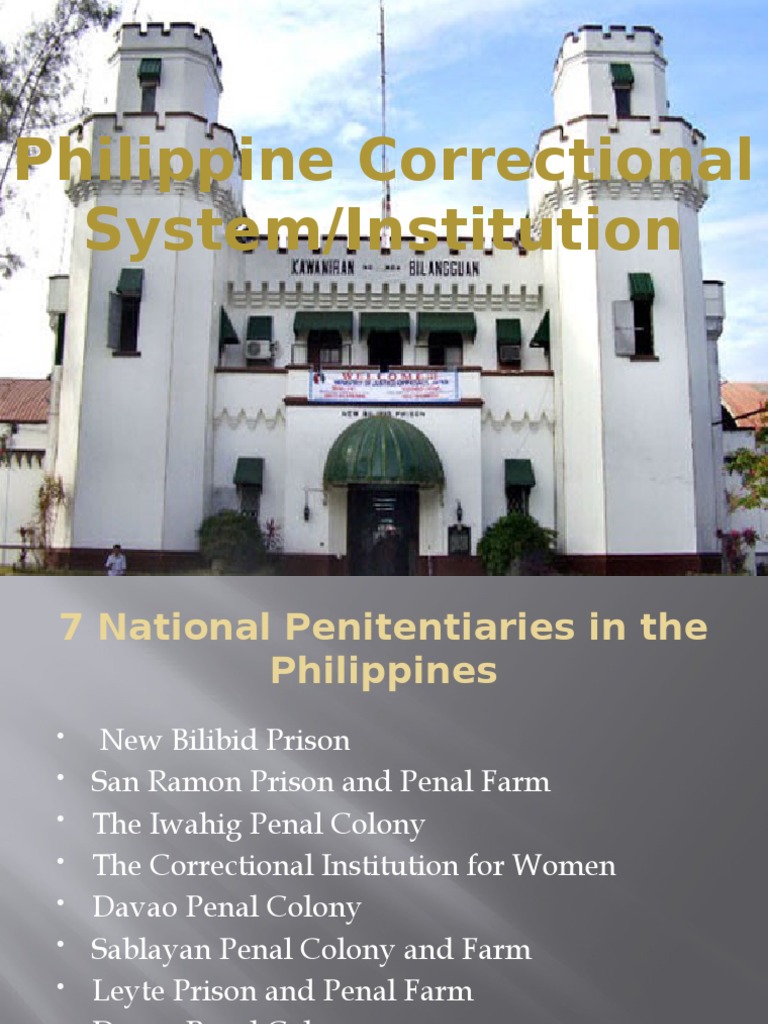 Philippine Correctional System/Institution | PDF | Prison | Crime Thriller