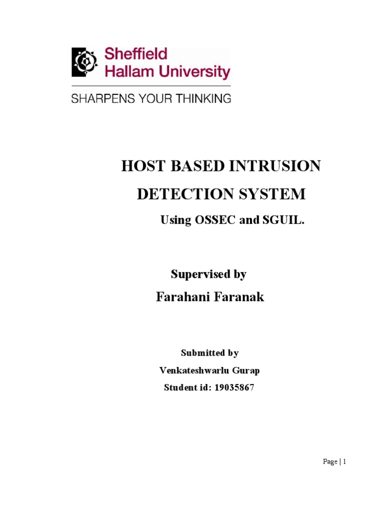 Ossec Hids Print | PDF | Firewall (Computing) | Computer Security