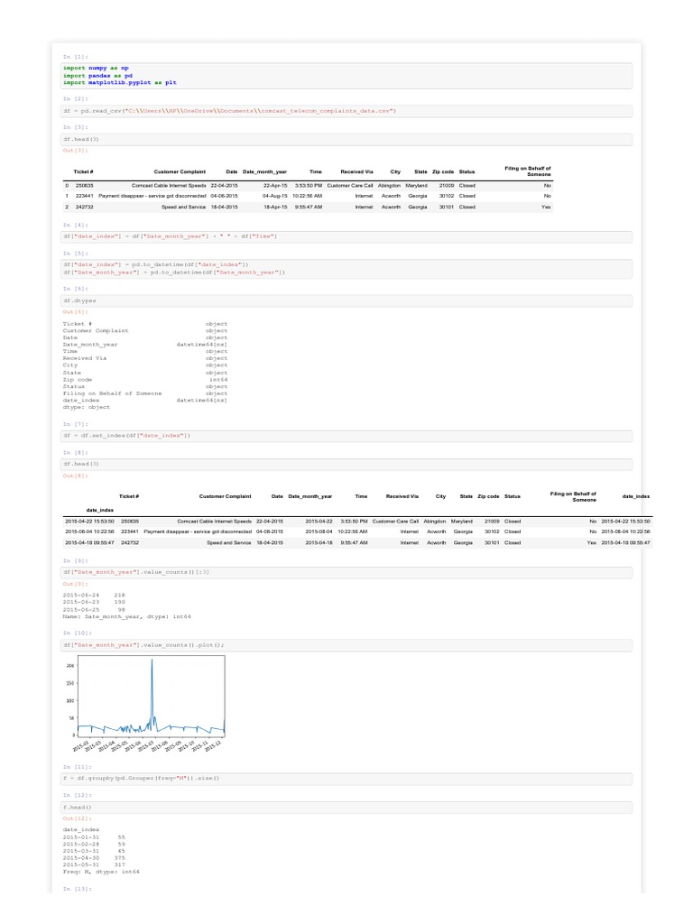 Comcast Telecom Project Code Using Python | PDF | Comcast | Internet Access