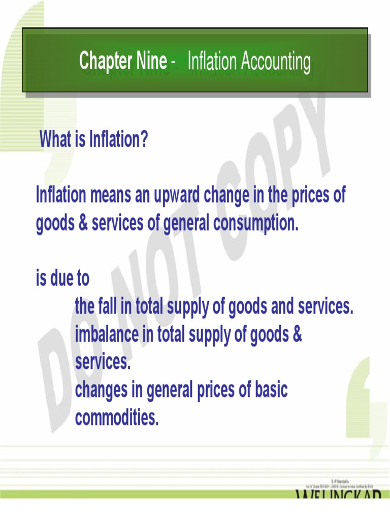 Inflation Accounting Essentials | PDF | Present Value | Historical Cost