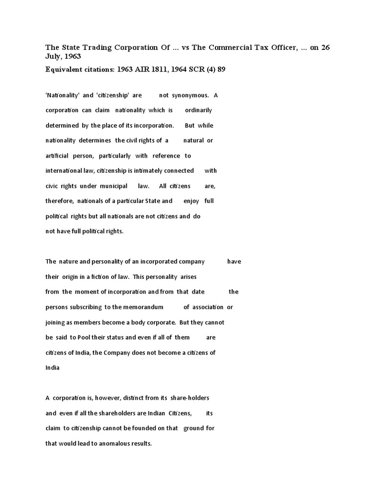 The State Trading Corporation of | PDF