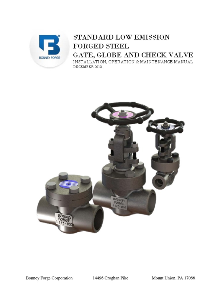BFE Installation-Operation-Maintenance Manual PDF | PDF | Valve | Welding