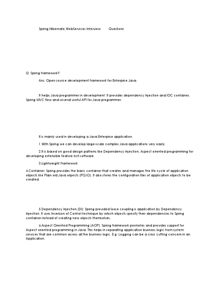 Spring Hibernate Webservices | PDF | Spring Framework | Java Server Faces
