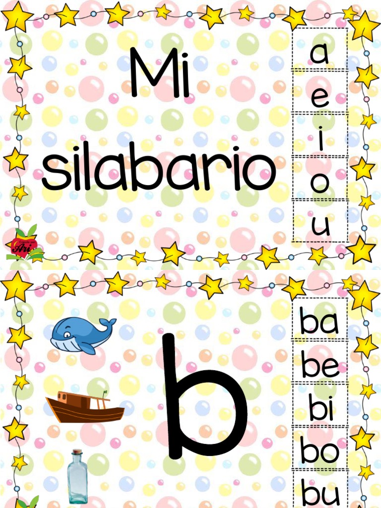 Mi Silabario Completo para Imprimir | PDF | Estilo de vida