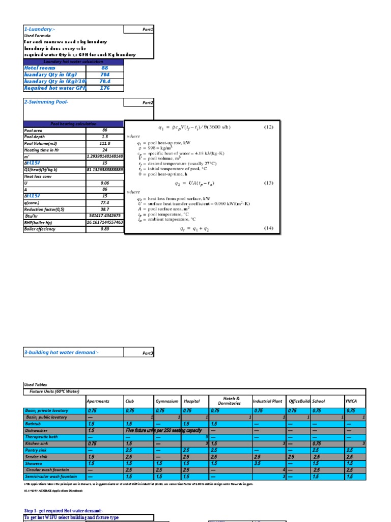 Boiler Calculation | PDF | Water Heating | Pipe (Fluid Conveyance)