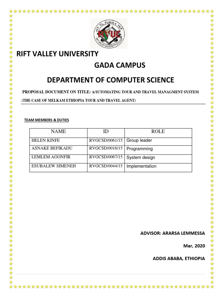 Final Tour and Travel Documentation Proposal PDF | PDF | Unified ...