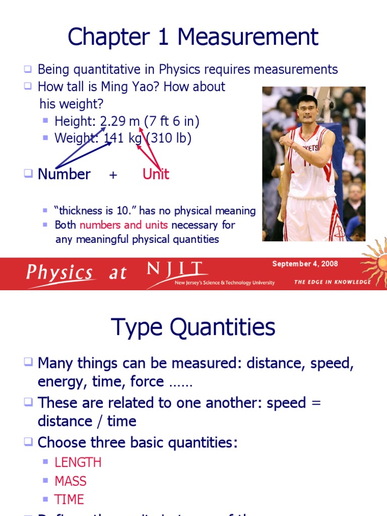 Chapter 1 Measurement: Number | PDF | Euclidean Vector | International ...